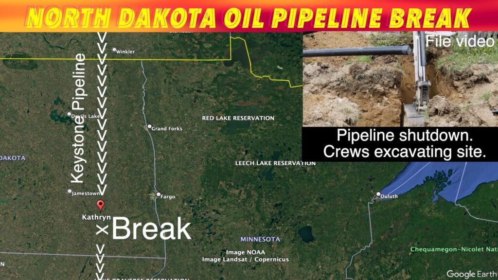 Oil Pipeline Break In North Dakota - iNewZ