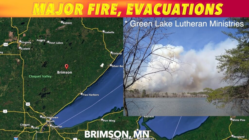 BREAKING NEWS: Major Fire In Northeast Minnesota, Evacuations - iNewZ