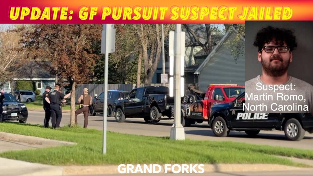 BREAKING NEWS UPDATE: Grand Forks Pursuit Suspect Jailed - iNewZ