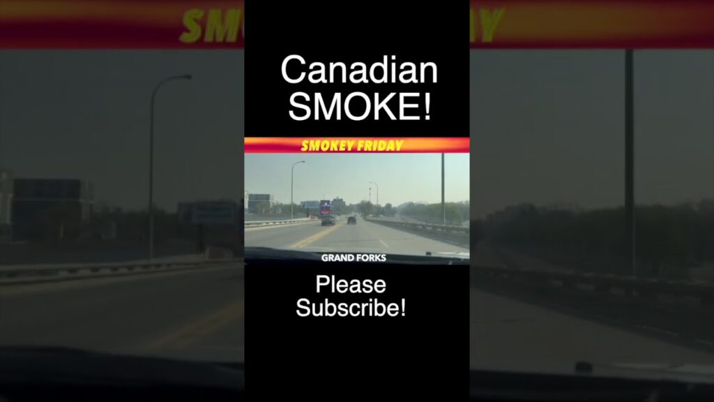 Heavy Canadian Smoke Rolling Across Valley - iNewZ