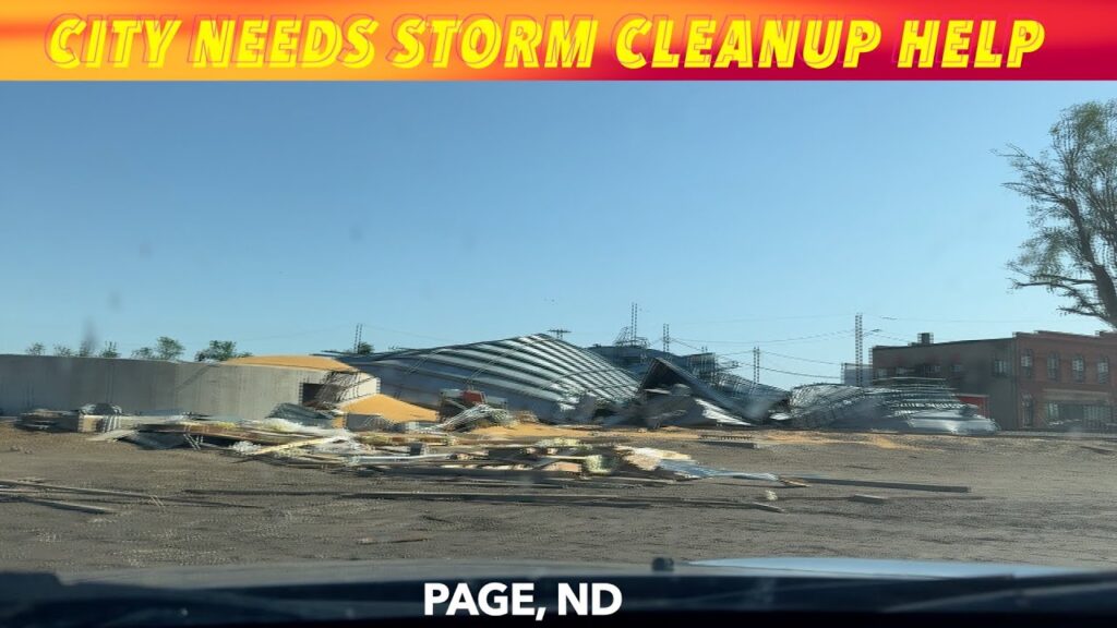 Page, North Dakota Asking For Cleanup Help - iNewZ