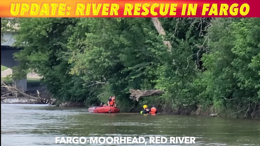BREAKING NEWS UPDATE: Water Rescue On Red River In Fargo-Moorhead - iNewZ