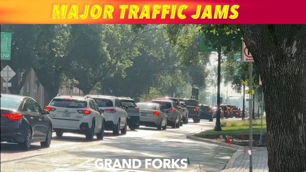 Major Traffic Jams In Grand Forks, Faulty Railroad Crossing Arms - iNewZ
