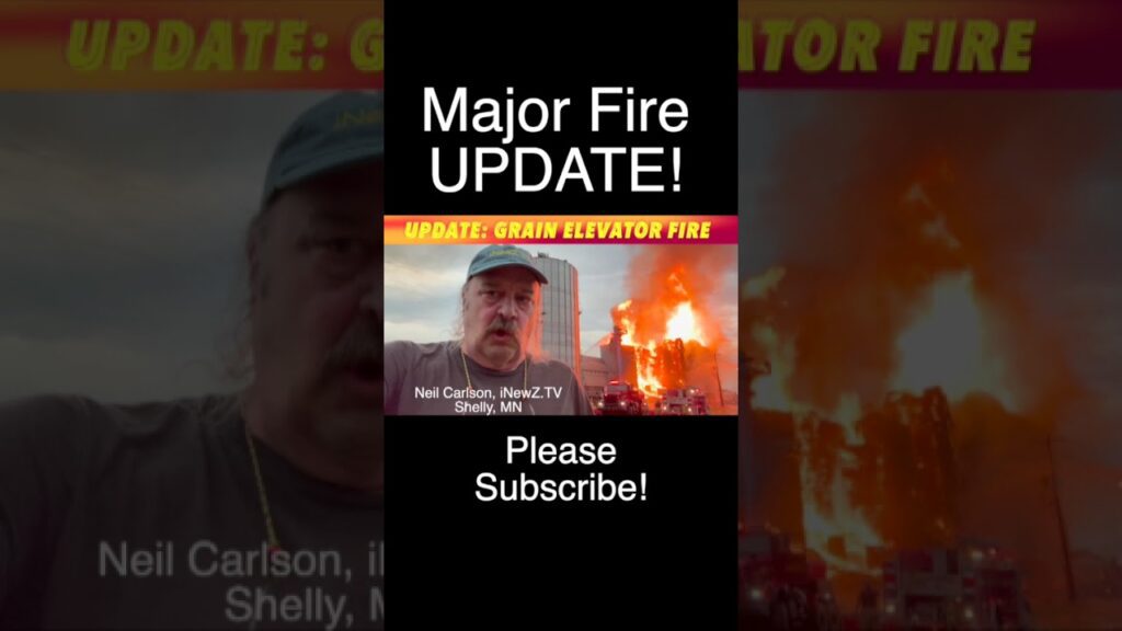 BREAKING NEWS UPDATE: Shelly, Minnesota Elevator Fire - iNewZ