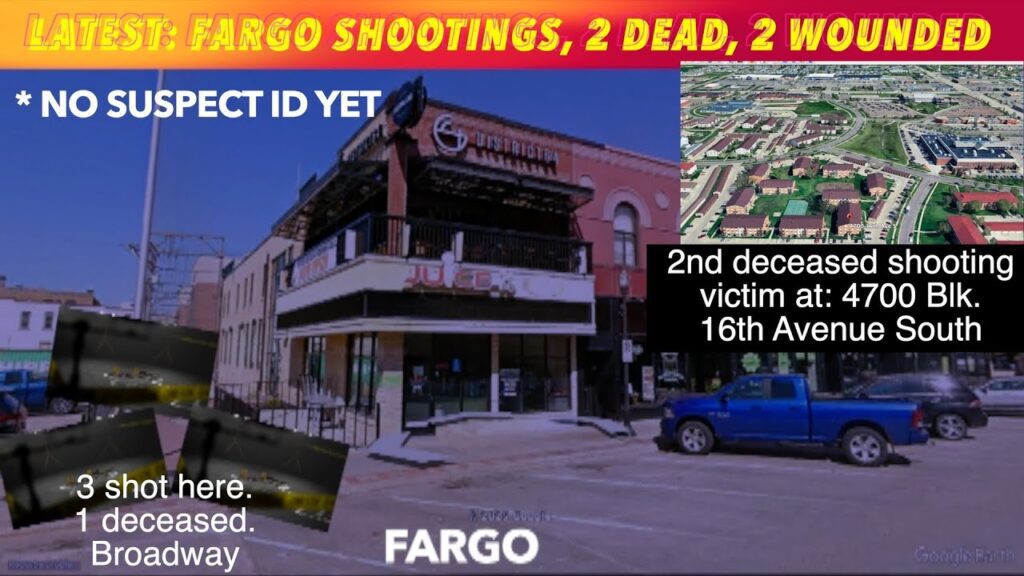 UPDATE: Latest On Fargo Shootings, No Suspect Yet, 4 Shot, 2 Dead - iNewZ