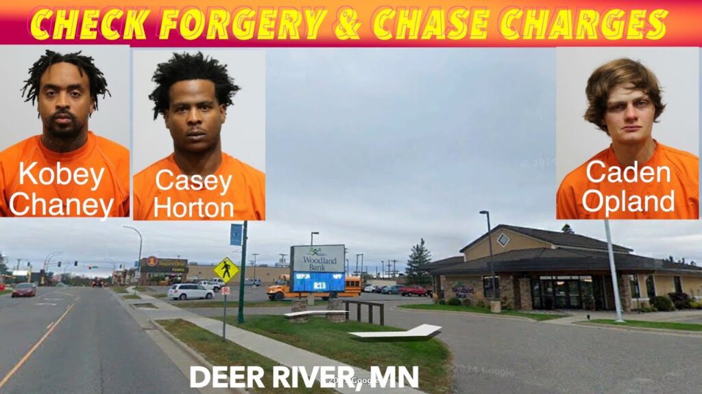 Check Forgery & Chase Charges In Deer River, Minnesota - iNewZ