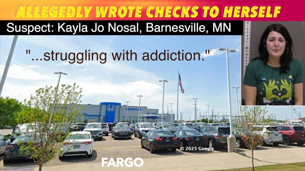Charged With Stealing From Fargo Car Dealer - iNewZ